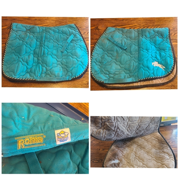 Multiples | Other | 7 English Saddle Pads And Halfpadenglish Riser ...